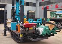 China Rubber Tracked Water Well Drilling Rig For Farmland Irrigation Wells for sale