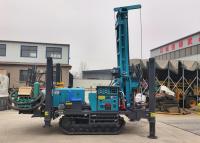 China Rubber Tracked Water Well Drilling Rig For Farmland Irrigation Wells for sale