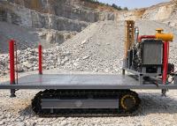 China Rugged All Terrain Steel Crawler Chassis Heavy Load Low Ground Pressure High Stability for sale