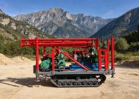China High Efficiency All Terrain Crawler Drilling Rig with Stable Performance and Hydraulic Drive for sale
