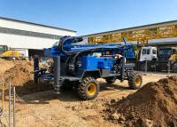 China Mobile Pneumatic 300 Water Well Drilling Rig With Easy Transportation for sale