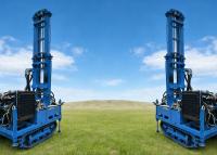 China 150M Small Crawler Water Well Drilling Rig With Large Diameter for sale
