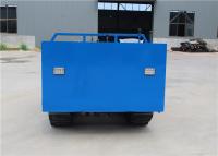 China Simple Operation Blue Color 2 Ton Mini Rubber Track Transporter Dumper Truck for sale