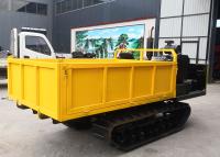 China Small Paddy Hydraulic 3 Ton Tracked Power Wheelbarrow for sale