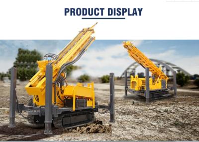 China Crawler Pneumatic Borewell Drilling Dth Machine 50 Meters Depth for sale