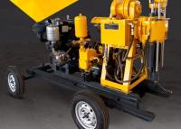 China 295mm Hydraulic Borewell Machine Trailer Mounted Easy Mobile Gk 200 for sale