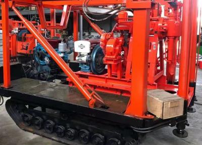 China 200m Portable Mounted Crawler Borehole Drilling Rig For Water Well for sale