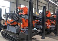 China Customized 260  Meters Depth 92kw Crawler Mounted Drill Rig High Efficiency for sale