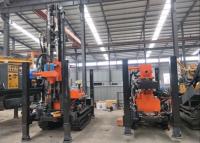 China Customized 260  Meters Depth 92kw Crawler Mounted Drill Rig High Efficiency for sale