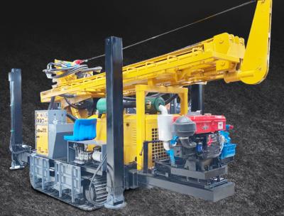 China Large Diameter Crawler Type St 350m Portable Borewell Drilling Machine for sale