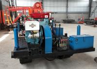 China Pneumatic 200 Meter Water Well 2200r/Min Crawler Mounted Drill Rig for sale
