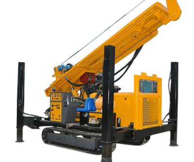 China Pneumatic Impact 300 M Crawler Drilling Rig Rotary Full Hydraulic for sale
