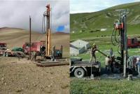 China Deep Water Ce Drilling Machine Borehole Pneumatic 350m for sale