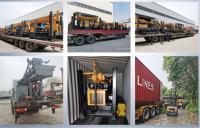 China Crawler Mounted Dth Hydraulic Water Well Drilling Rig 200m Diesel Engine Borehole for sale