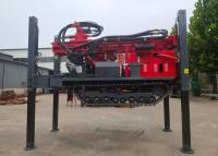 China Surface DTH Blasting Pneumatic Water Well Crawler Mounted Drill Rig Machine With 200 Meters Depth for sale
