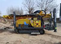China Hydraulic Crawler Portable Borewell Drilling Rigs 200m Depth Water Well for sale