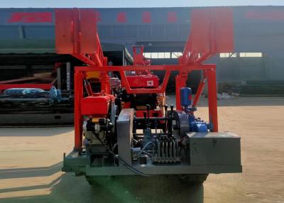 China 16T 200m Crawler Mounted Drill Rig With Air Compressor for sale