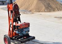 China Portable 50 Meters Easy Operation Trailer Mounted Drilling Rigs For Exploration for sale