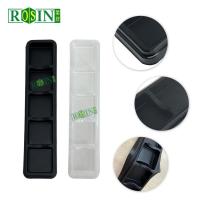 China Custom 5 Cavity Chocolate Insert Trays Disposable Blister PP With Clear Lid for sale