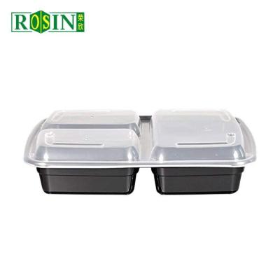 China Square 3 Compartment Takeaway Food Container 1000ml Disposable Takeaway Containers for sale