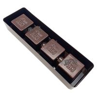 China 4 Cavity Plastic Chocolate Packaging Vacuum Formed Plastic Chocolate Tray Insert for sale