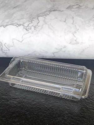China Disposable Plastic Baking Transparent Packaging Box Blister Cake Bread Fruits And Vegetables Roof Box for sale