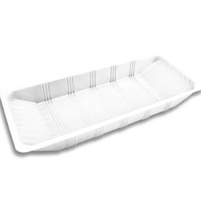 China Disposable Rectangular Plastic Food Tray Fresh Pp Shrimp Tray Fruit And Vegetable Food Frozen Seafood Preservation Tray Packaging for sale