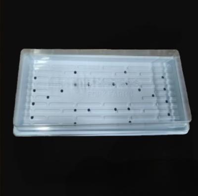 China Customized rectangular PET 1.2mm thickness plant planting greenhouse insulation green plant box for sale