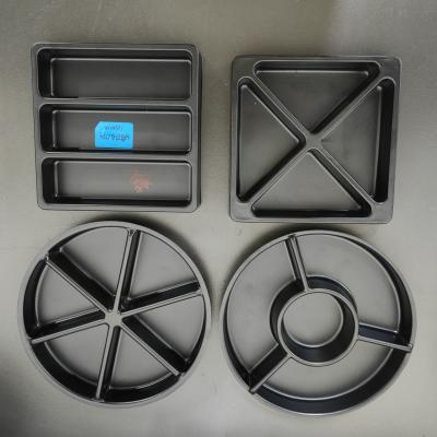 China Customize chocolate containers of different shapes with plastic black PS inner tray for chocolate paper boxes for sale
