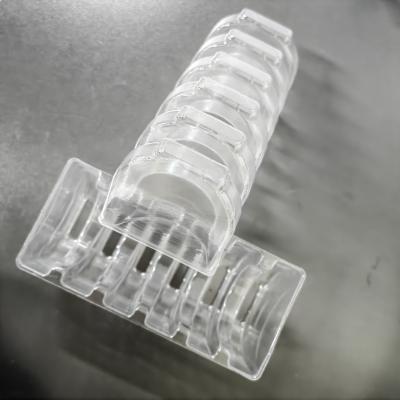 China Customized disposable clear 6 cavity plastic blister PET cookie container for sale