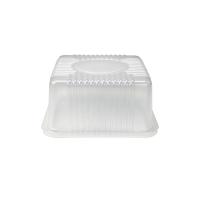China customized disposable square high transparency PP mooncake pastry tray for sale