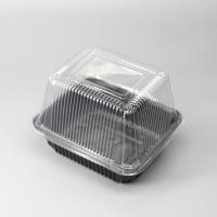 China Black PS perforated bottom tray transparent PET high cover bean sprout cultivation and planting sales box for sale