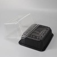 China Black PS perforated bottom tray transparent PET high cover bean sprout cultivation and planting sales box for sale