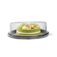 China Wholesale disposable round 10 inch PET transparent mousse cake box for sale