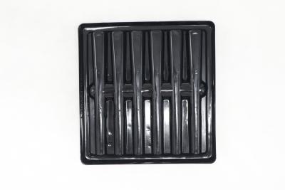 China Custom Black PS Vacuum Formed Pen Tray Blister Packaging Insert with Multiple Slots for sale
