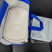 China Customized Non-Woven Aluminum Foil Insulated Takeaway Bag with Handles for sale