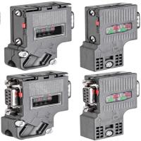 China Data RS485 Bus Connector DP 6ES7972-0BB42-0XA0 With Diagonal Cable Outlet for sale