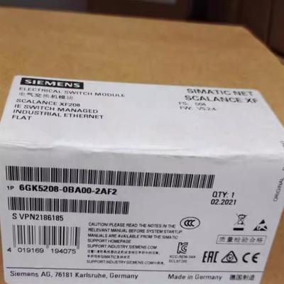China Industrial Managed Ethernet Switch XF208 6GK5208-0BA00-2AF2 CE for sale