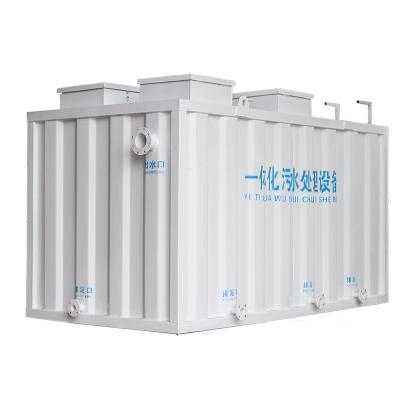 China Small Containerized Compact Mobile  Mbbr Mbr Package Plant Industrial for sale