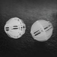 China Polypropylene Scrubber Packing Plastic Tri Pack Hollow Bio Filler Ball For Water Treatment for sale