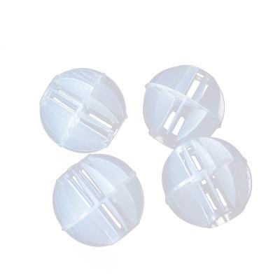 China PP Multi Sided Polyhedral Hollow Ball Packing Cooling Tower Waste Gas Tower Sewage Purification for sale