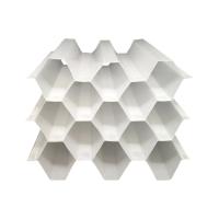 China Hexagonal Inclined Honeycomb Tubes PP 1m*1m For Filtering Sewage for sale