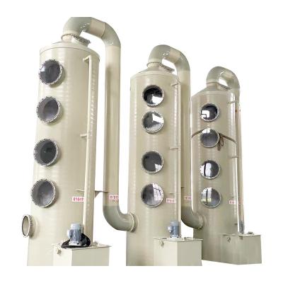 China Heavy Duty PP Material Spray Tower For Waste Gas Treatment for sale