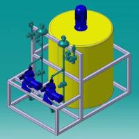 China Efficient PAC PAM Chemical Dosing Machine  For Wastewater Treatment for sale