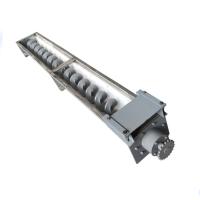 China Powder Horizontal Inclined Cement Duplex Auger Screw Conveyor Machine For Farm Grain for sale