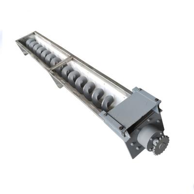 China Powder Horizontal Inclined Cement Duplex Auger Screw Conveyor Machine For Farm Grain for sale