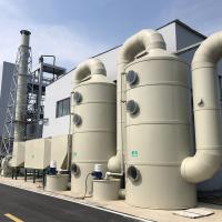 China Industrial Pp Air Scrubber Adsorption Washing Cyclone Spray Tower for Gas Disposal Machinery for sale