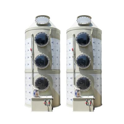 China Rectangular Wet Scrubbing Tower Gas Purificatio to Remove Acidic and Alkaline Waste Gases in Industry for sale