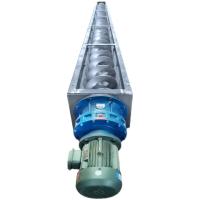 China Custom Stainless Steel Or Carbon Steel Screw Conveyor Tube Shape Sludge Screw Conveyor for sale
