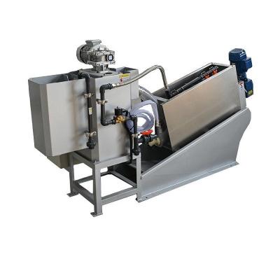 China Micro Wastewater Sludge Dewatering Machine With Spiral Press Filtration Equipment To Remove Water And Liquid for sale